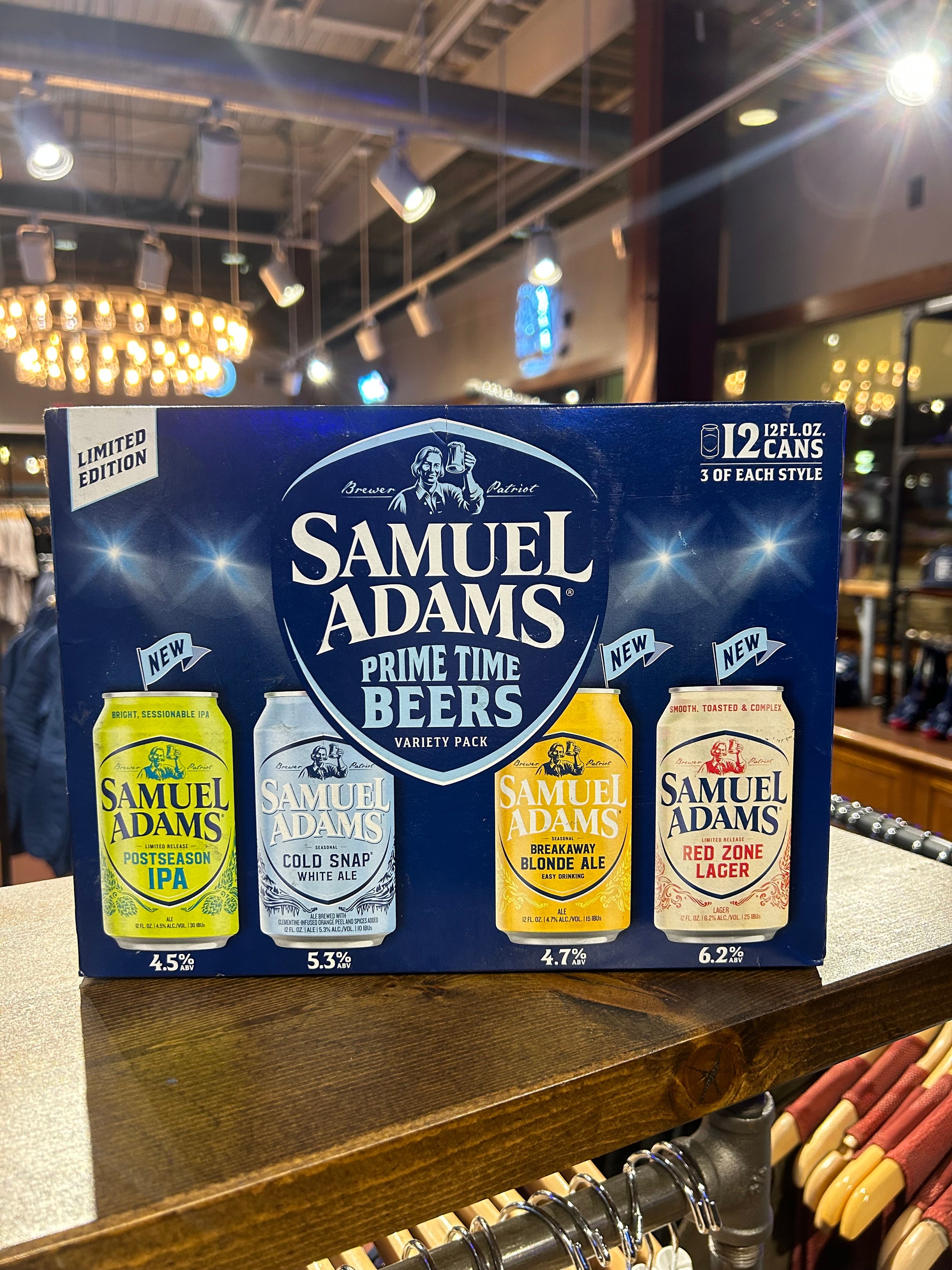 Prime Time Variety-12 Pack Cans | Samuel Adams Boston Brewery